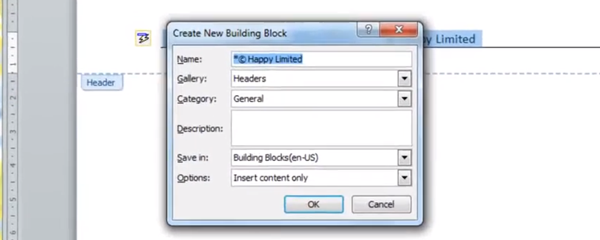 Reusable Headers And Footers In MS Word Happy