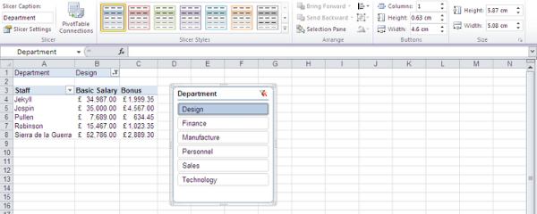 How to Customise Your Excel Reports With Slicers | Happy Ltd How to Customise Your Excel Reports With Slicers | Happy Ltd